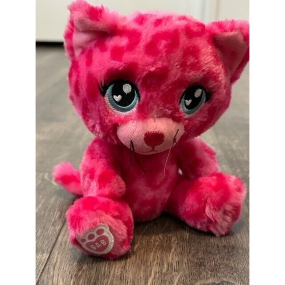 Build-A-Bear | Toys | Small Build A Bear Pink Leopard Cat Stuffed ...
